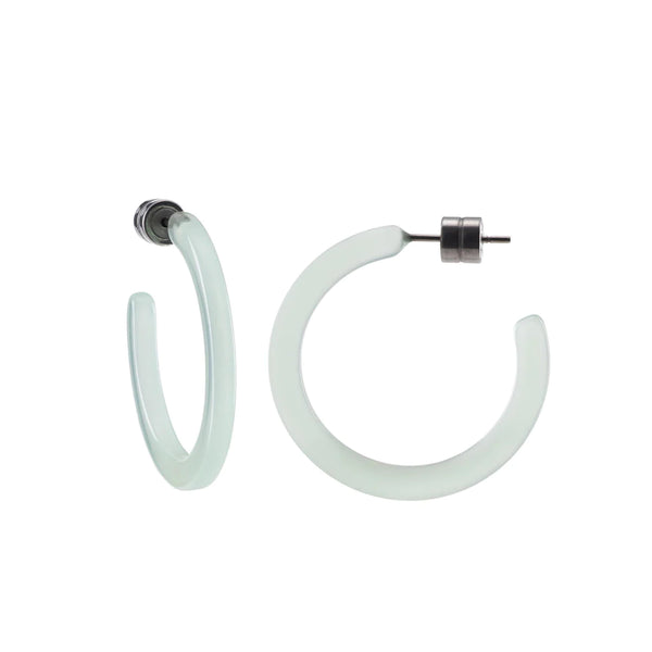 Large Hoops - Sea Glass | Bodega Nantucket